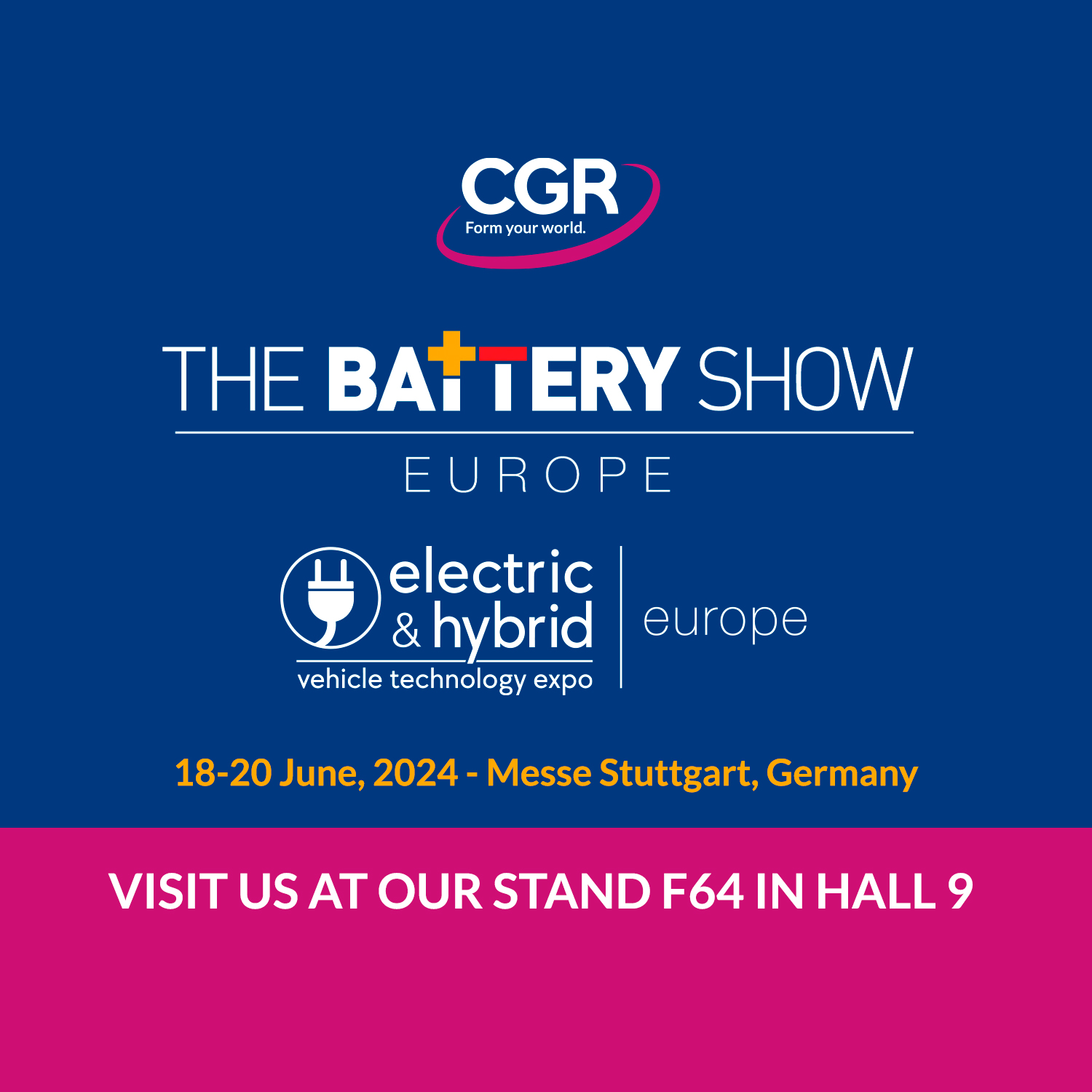 CGR participe à la Battery Show 2024 - CGR